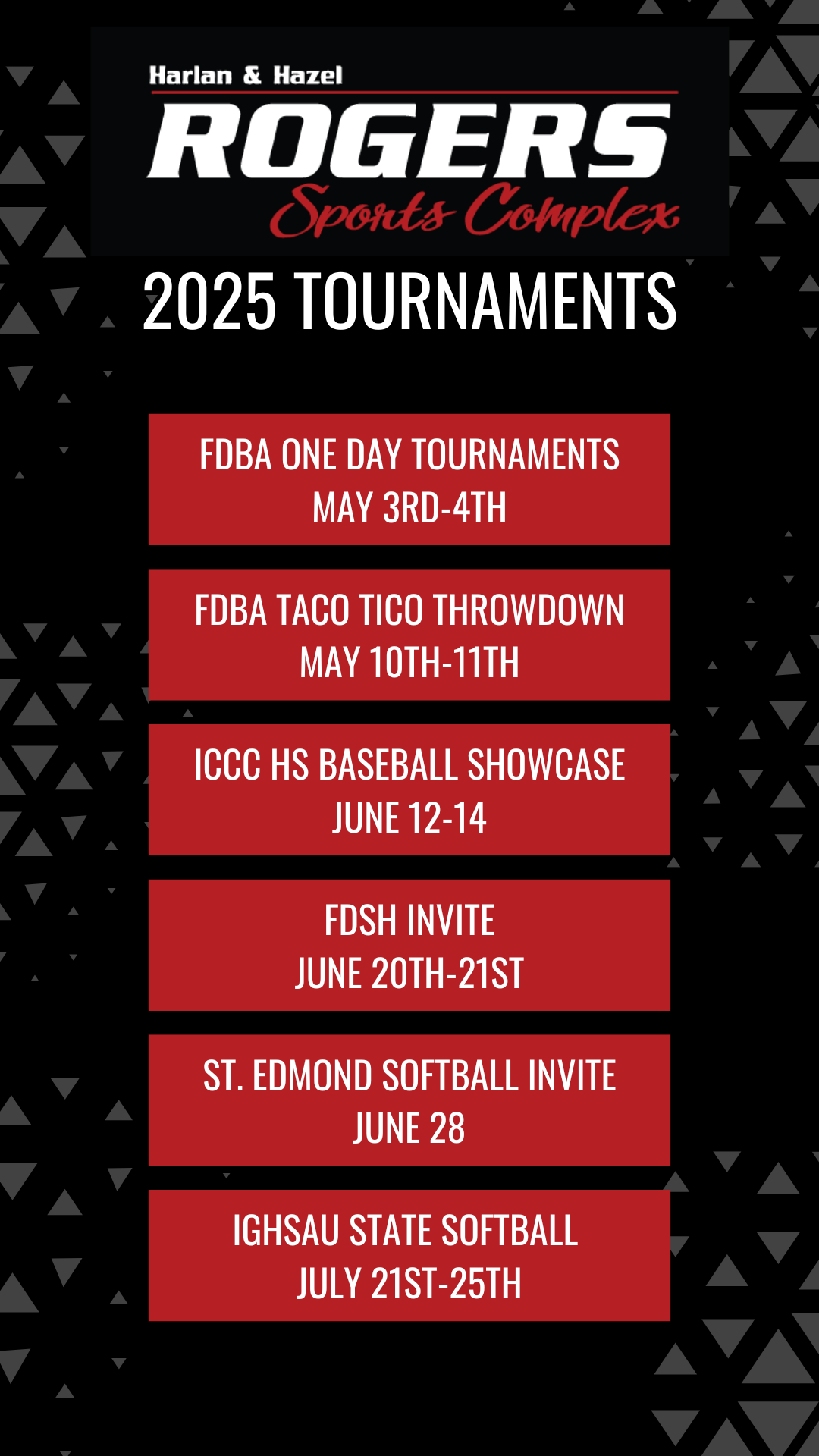 Harlan & Hazel Rogers Sports Complex / City of Fort Dodge, Iowa